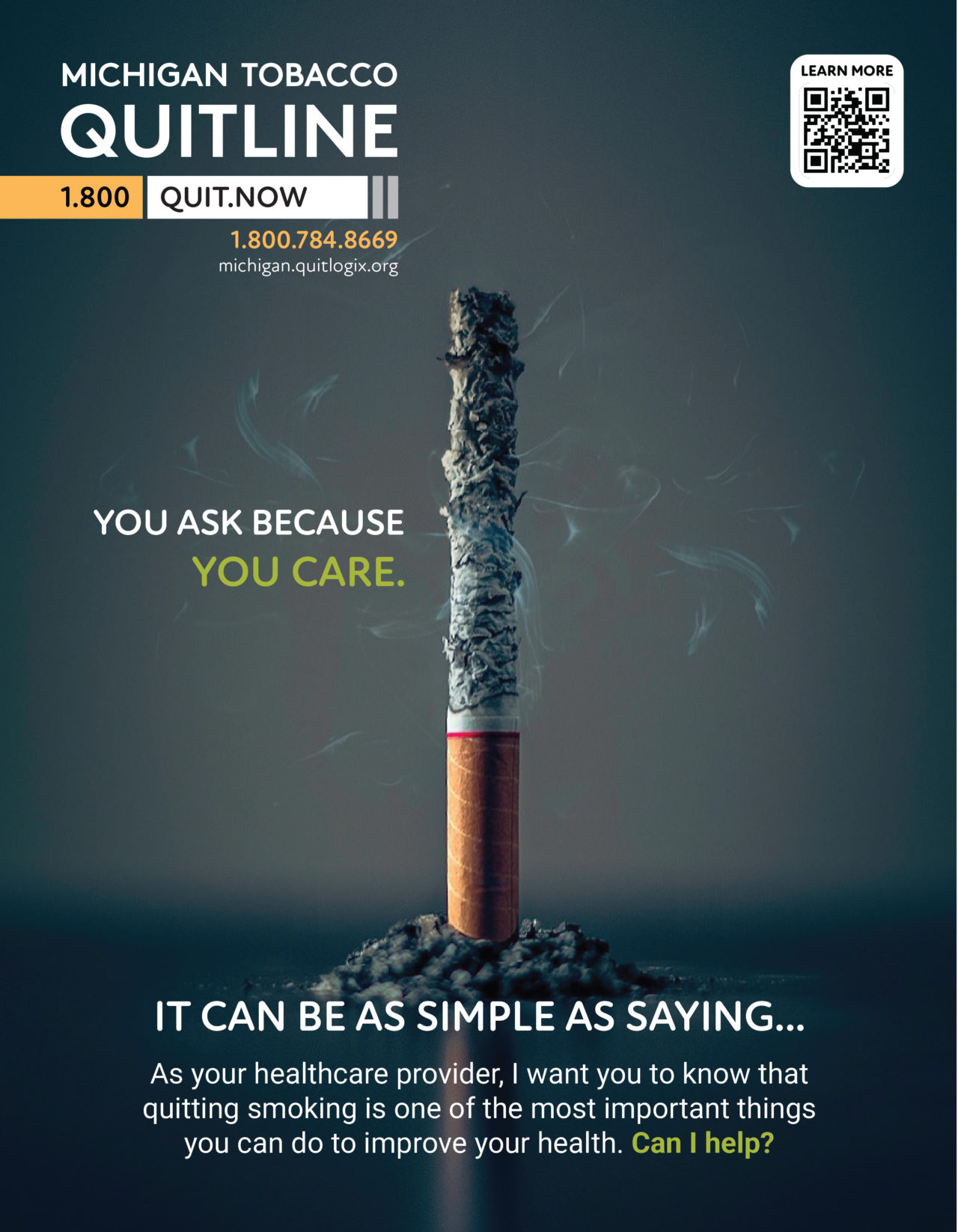 Tobacco Cessation Posters | Healthy Behavior Optimization for Michigan